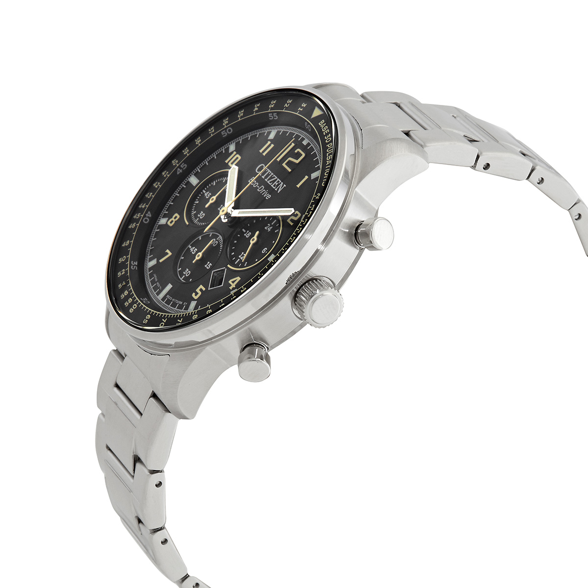 Citizen Chronograph Eco-Drive Black Dial Men's Watch CA4500-83E ...