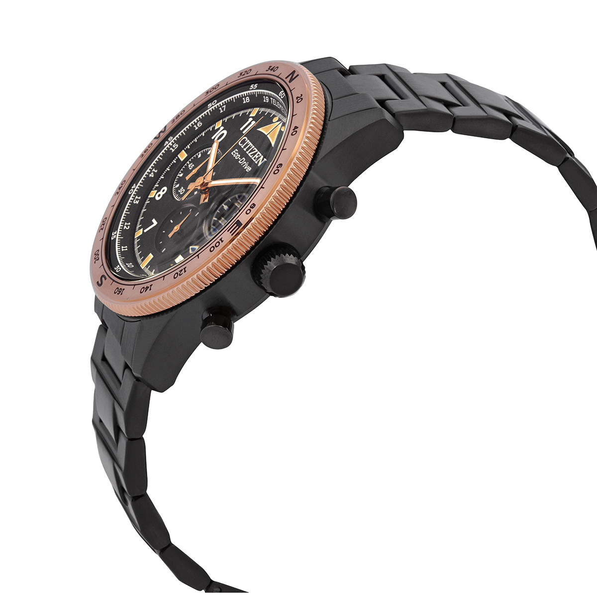 Citizen Chronograph Eco-Drive Black Dial Men's Watch CA4556-89E ...