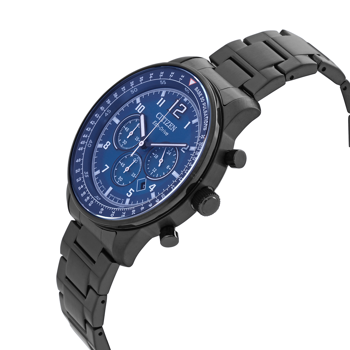 Citizen Chronograph Eco-Drive Blue Dial Men's Watch CA4505-80L ...