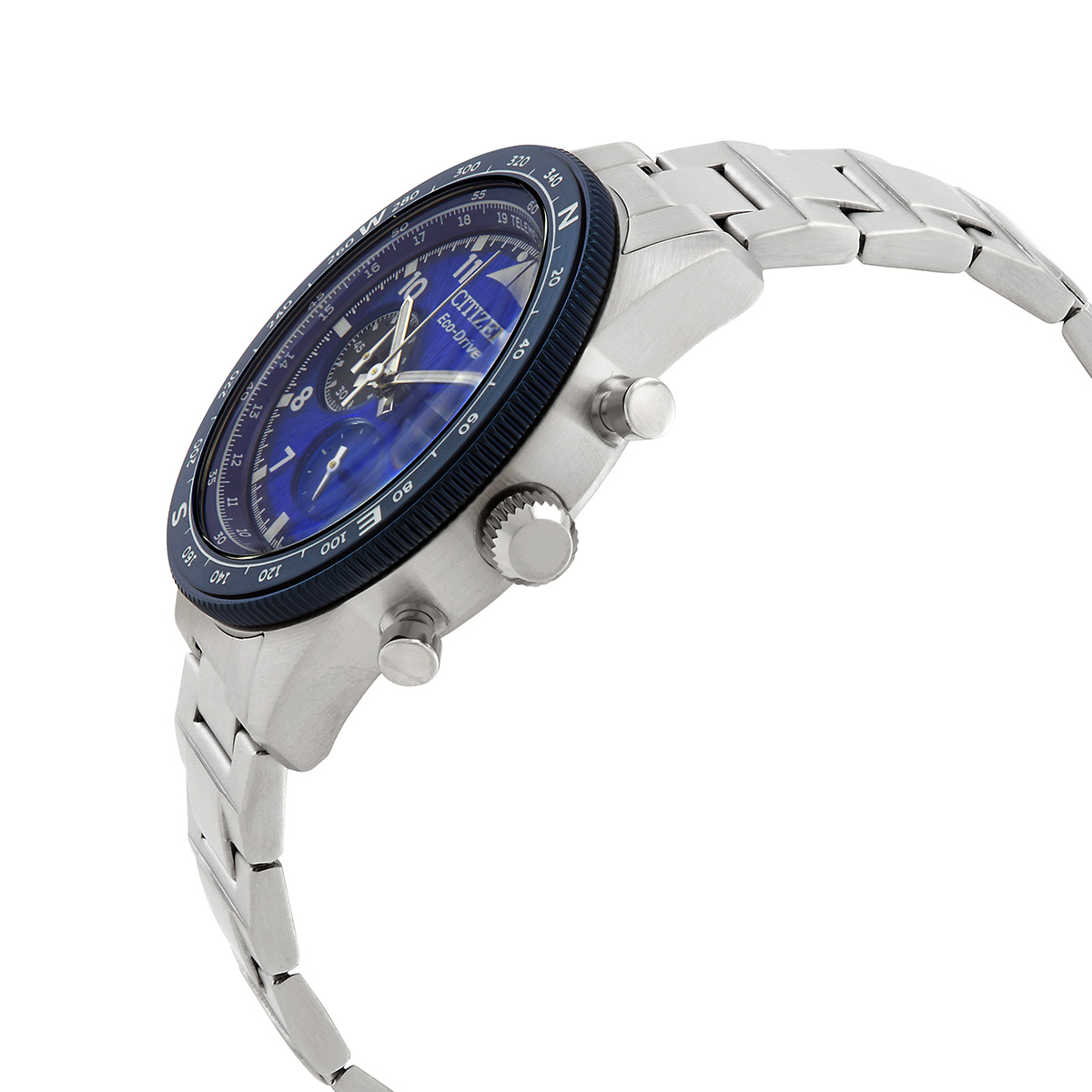 Citizen Chronograph Eco-Drive Blue Dial Men's Watch CA4554-84L ...