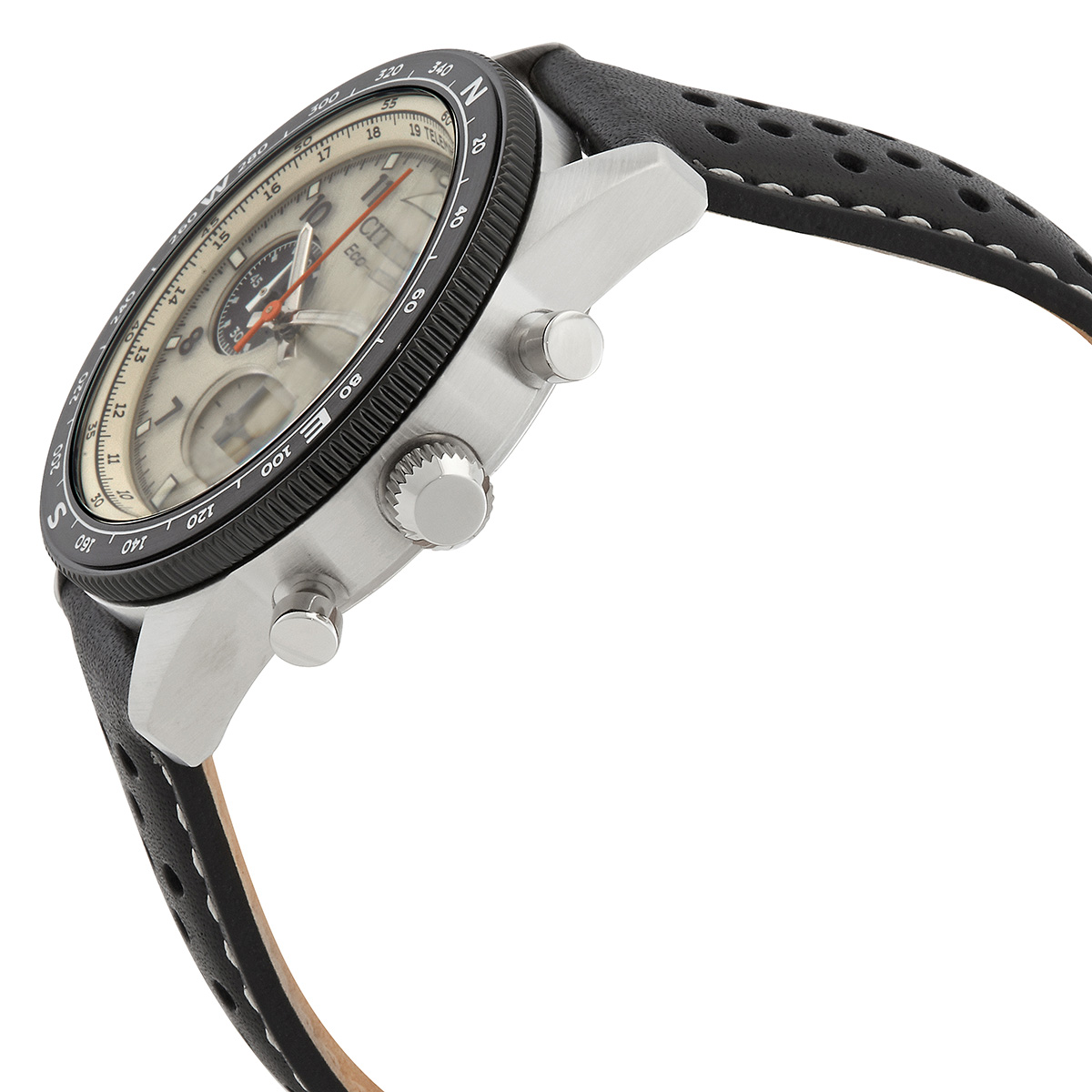 Citizen Chronograph Eco-Drive White Dial Men's Watch CA4559-13A ...
