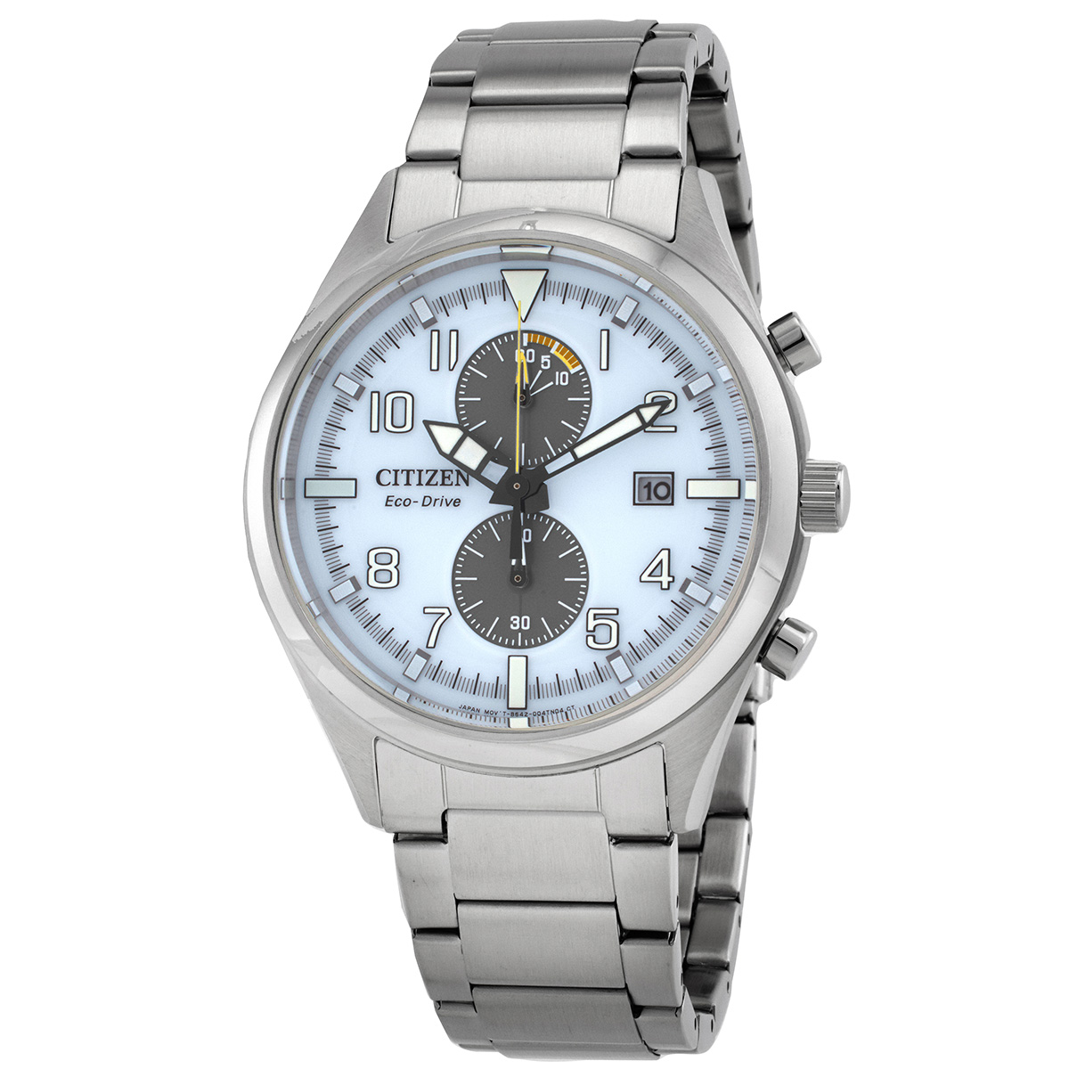 Citizen Chronograph Eco-Drive White Dial Men's Watch CA7028-81A ...