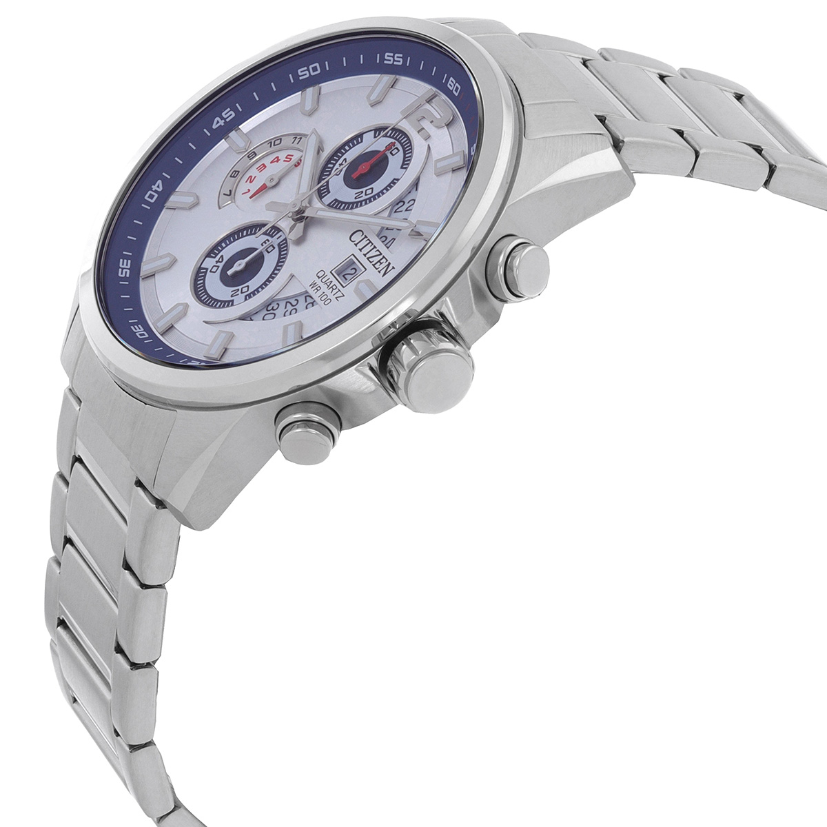 Citizen Chronograph Quartz Silver Dial Men's Watch AN3690-56B ...