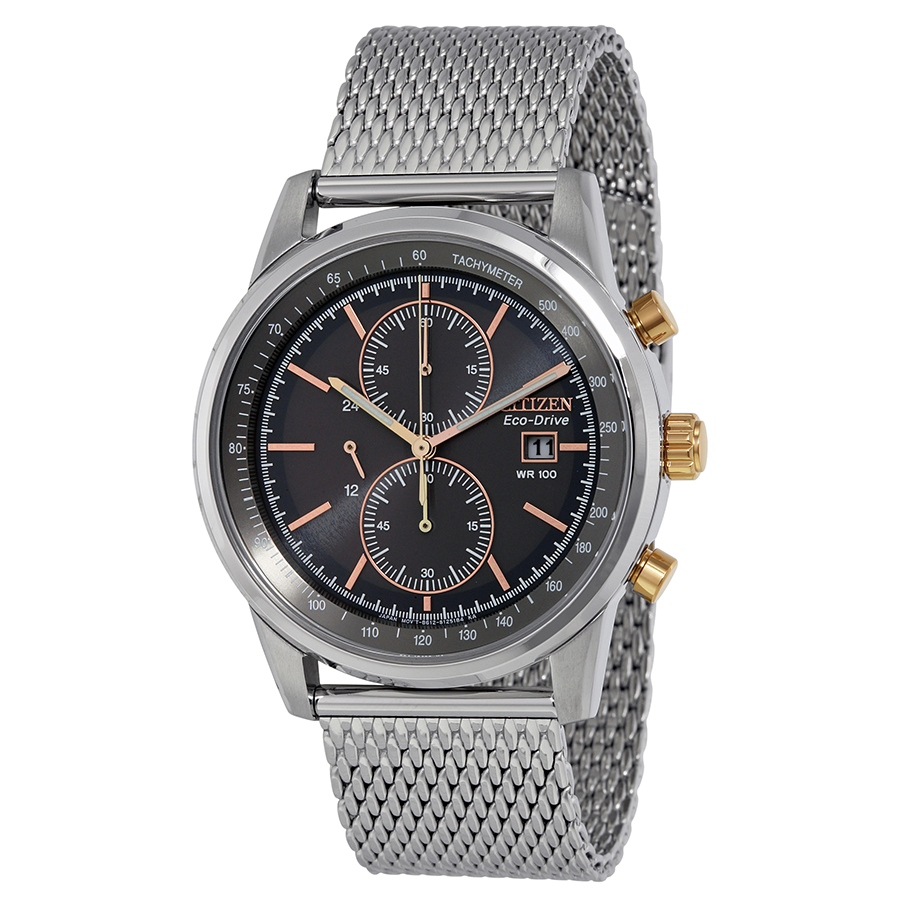 Citizen Eco-Drive Grey Dial Men's Watch CA0336-52H 013205101892 ...