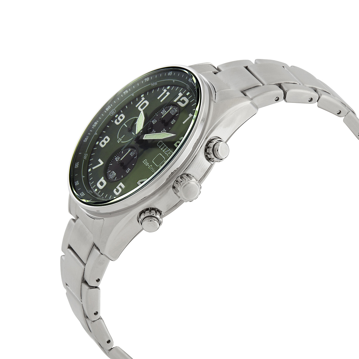 Citizen Eco-Drive Chronograph Green Dial Men's Watch CA0770-72X ...