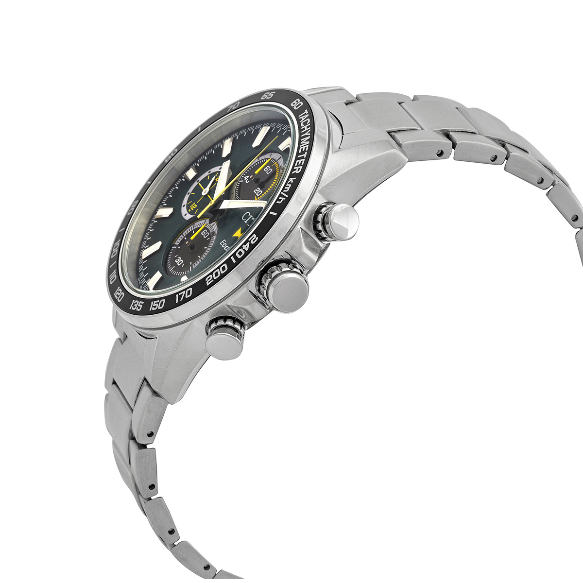 Citizen Eco-Drive Chronograph Green Dial Men's Watch CA0780-87X ...