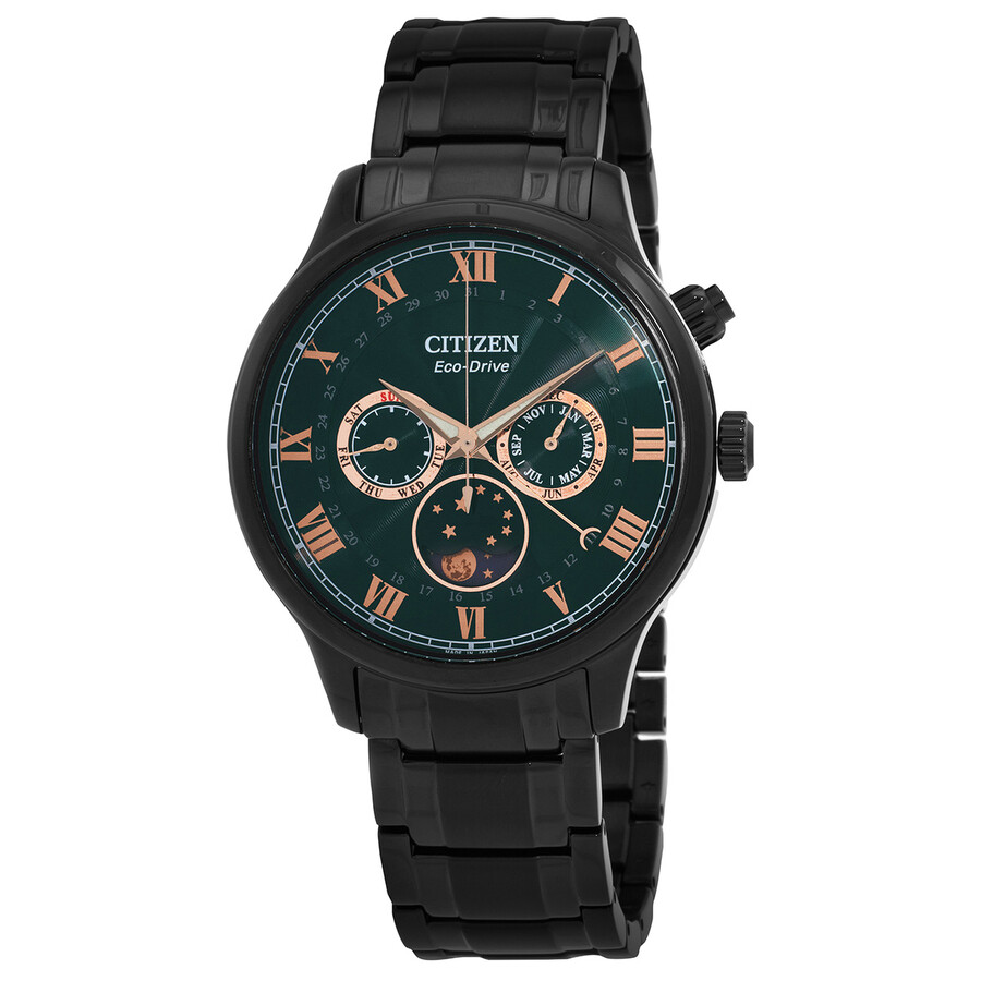 Citizen Eco-Drive Green Dial Men's Watch AP1055-87X 4974374332509 ...