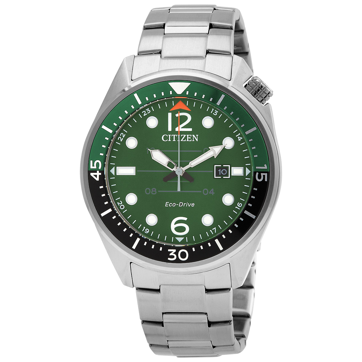 Citizen Eco-Drive Green Dial Men's Watch AW1715-86X - Watches - Jomashop