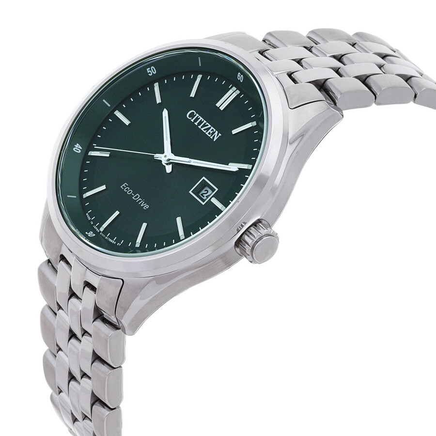 Citizen Eco-Drive Green Dial Men's Watch BM7569-89X 4974374312396 ...