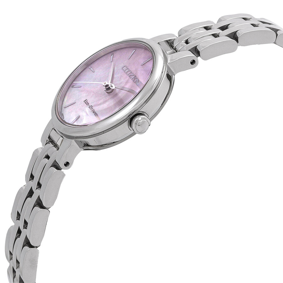 Citizen Eco-Drive Mother of Pearl Dial Ladies Watch EM0990-81Y ...