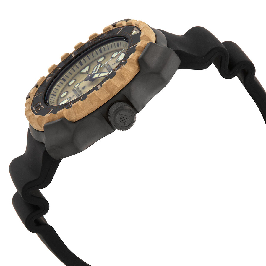 Citizen Eco-Drive Promaster Marine Gold Dial Men's Watch BN0226-10P ...