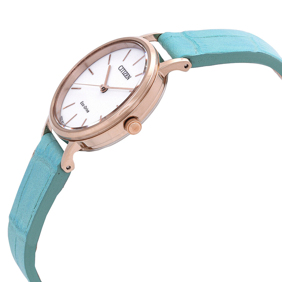 Citizen Eco-Drive White Dial Ladies Watch EM0577-36A 4974374285973 ...