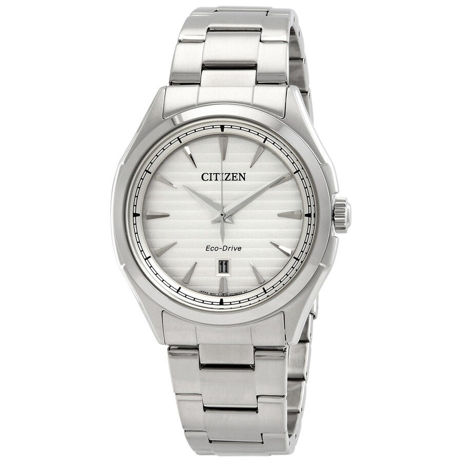 Citizen Eco-Drive Silver Dial Men's Watch AW1750-85A 4974374333827 ...