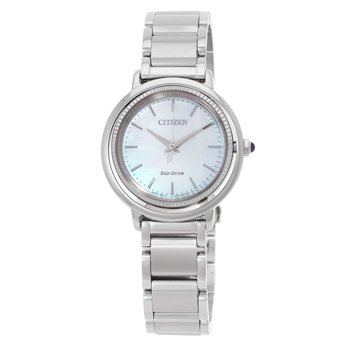 Citizen L Eco-Drive Blue Mother of Pearl Dial Ladies Watch EM1100-84D ...