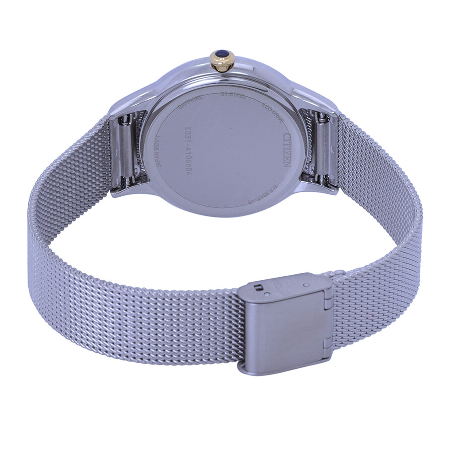 Citizen L Series Eco-Drive Silver Dial Ladies Watch EM0814-83A ...