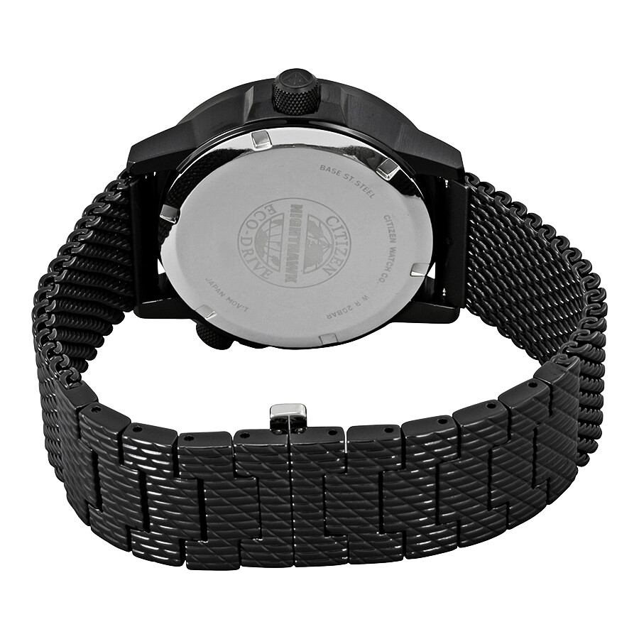 Citizen Nighthawk Pilots Black Dial Men's Watch BJ7009-58E 013205112164 ...