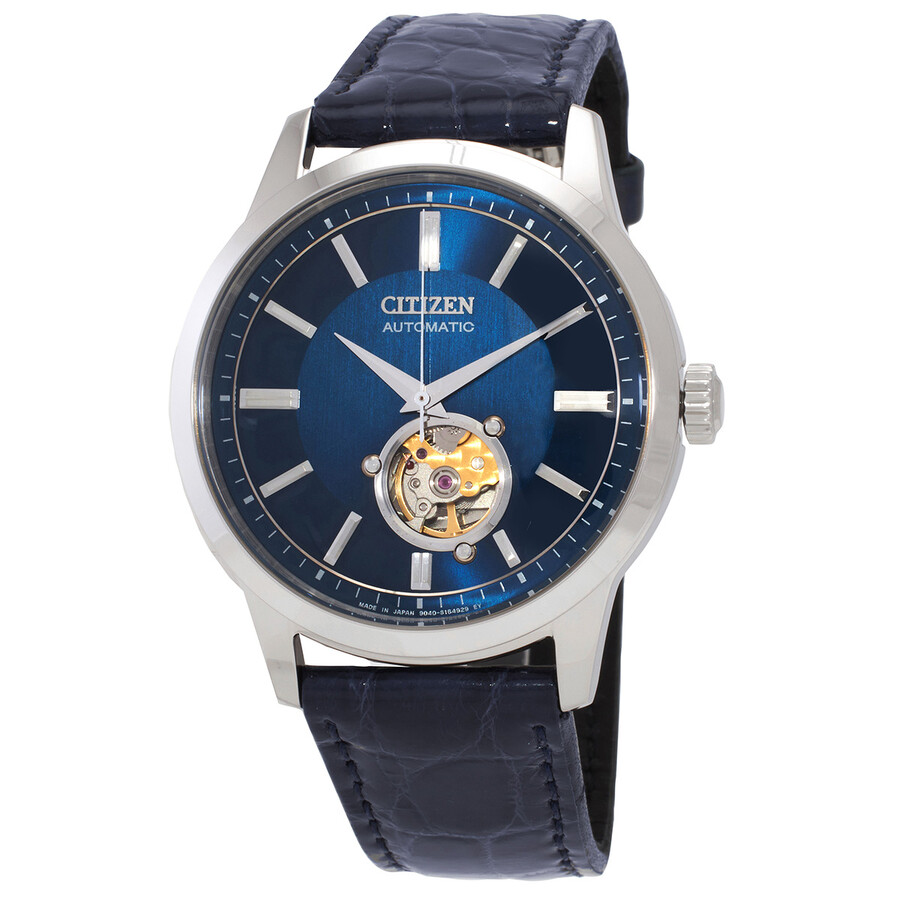 Citizen Open Heart Automatic Blue Dial Men's Watch NB4020-11L ...
