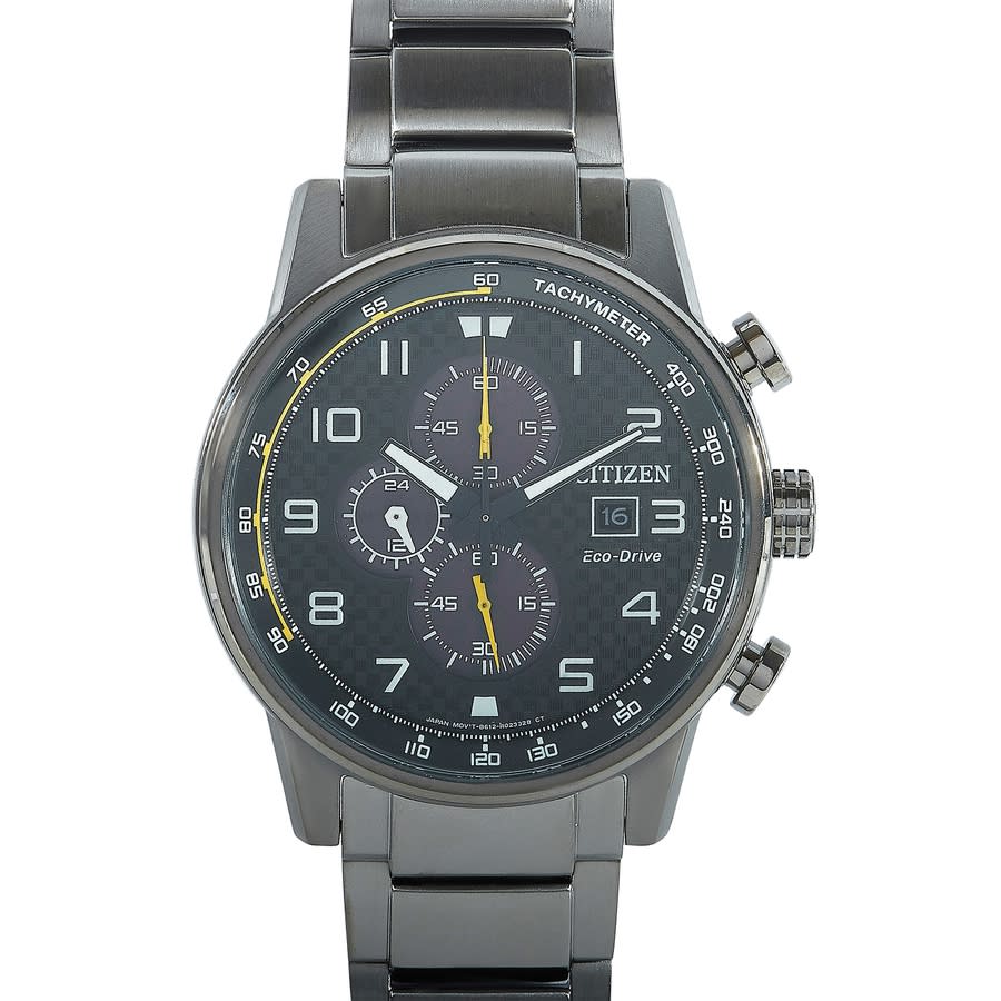 Citizen Primo Chronograph Quartz Black Dial Men's Watch CA0687-58E ...