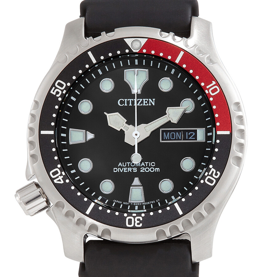 Citizen Promaster Marine Automatic Black Dial Men's Watch NY0085-19E ...