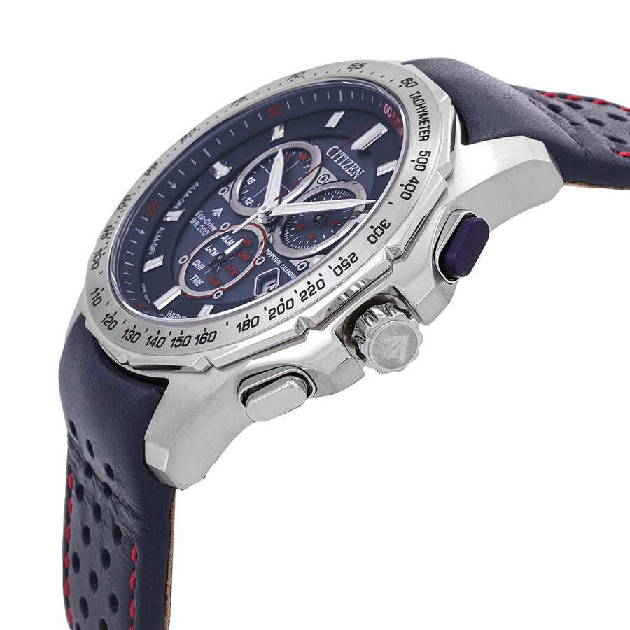 Citizen Promaster MX Perpetual Alarm Chronograph Blue Dial Men's Watch ...