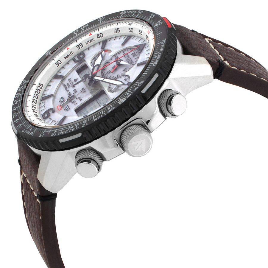 Citizen Promaster Perpetual Analog-Digital White Dial Men's Watch ...