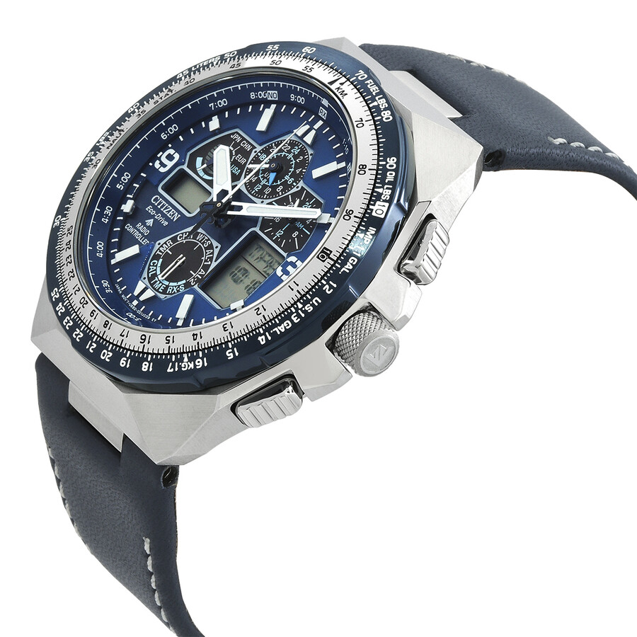 Citizen Promaster Skyhawk A-T Chronograph Blue Dial Men's Watch JY8148 ...