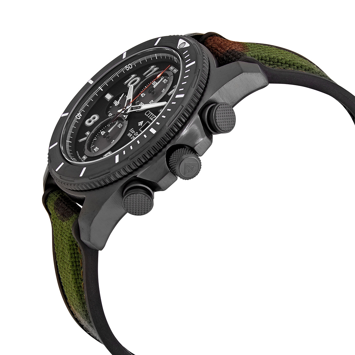Citizen Promaster Tough Chronograph Eco-Drive Black Dial Men's Watch ...