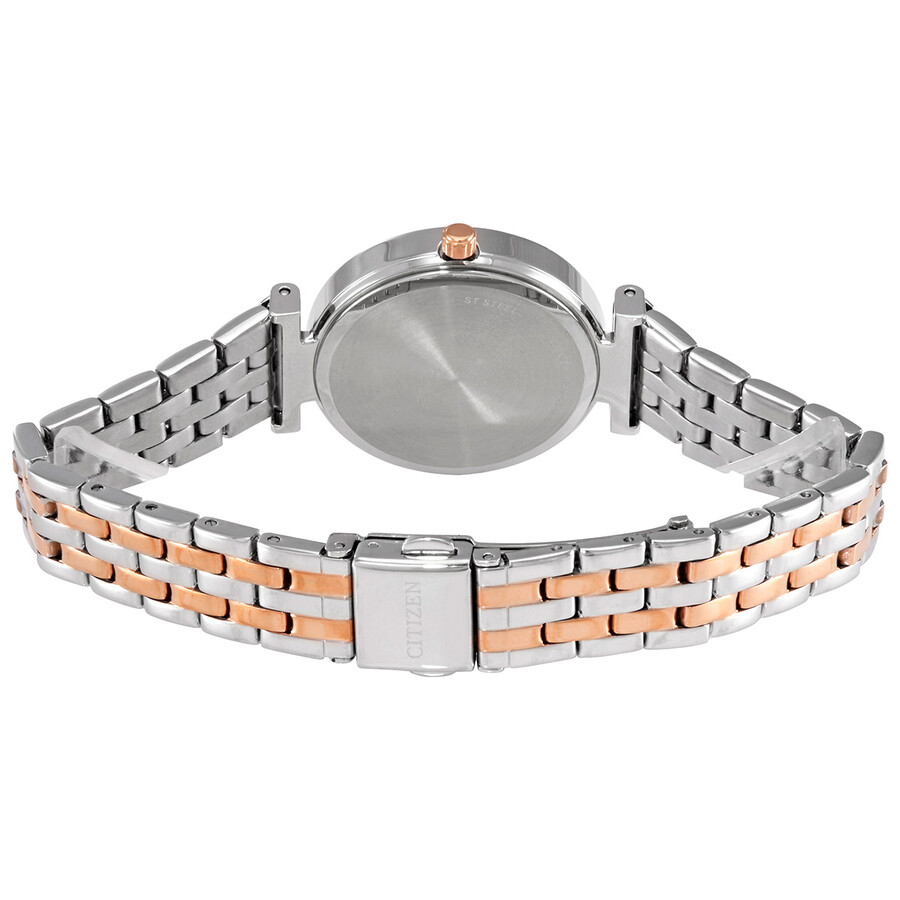 Citizen Quartz Crystal Pink Dial Ladies Watch ER0218-53X 4974374298423 ...