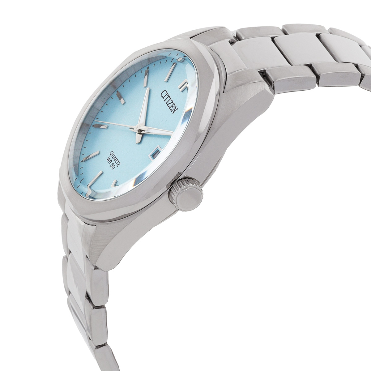 Citizen Quartz Men's Light Blue Dial Watch BI5110-54M 4974374336941 ...