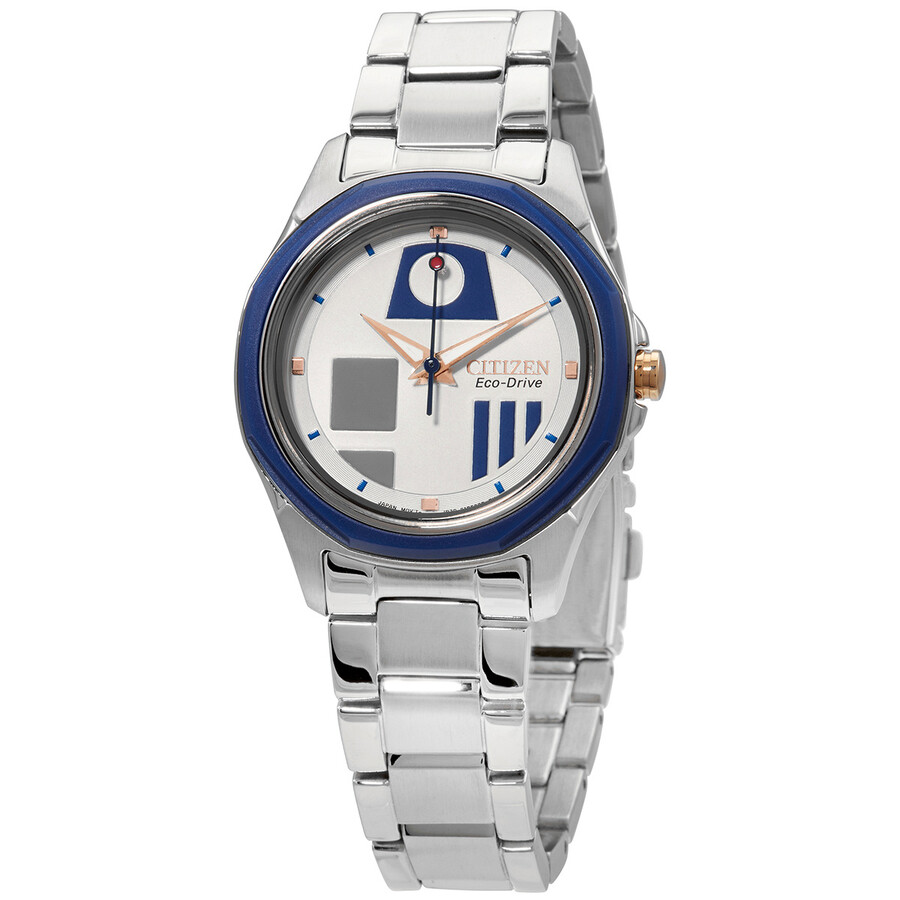 Citizen R2-D2 Star Wars Classic Silver Dial Ladies Watch FE7050-50W ...