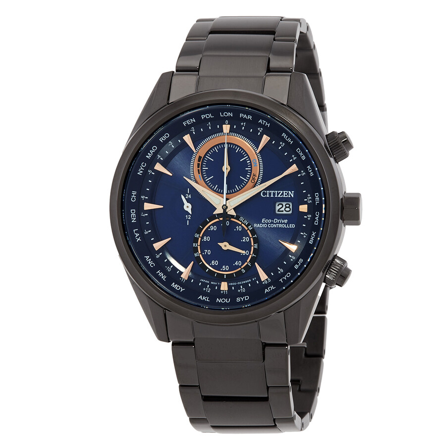 Citizen Radio-Controlled Perpetual Chronograph Blue Dial Men's Watch ...