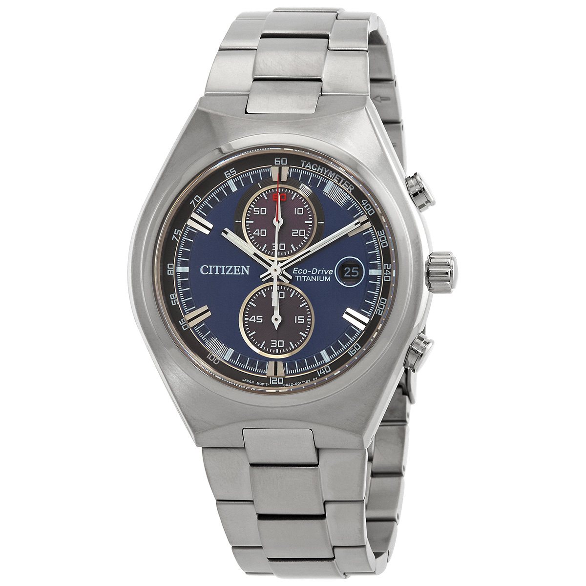 Citizen Super Titanium Chronograph Blue Dial Men's Watch CA7090-87L ...