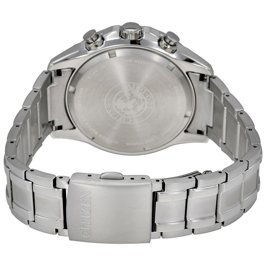 Citizen TI+IP Chronograph Eco-Drive Blue Dial Men's Watch CA0349-51L ...