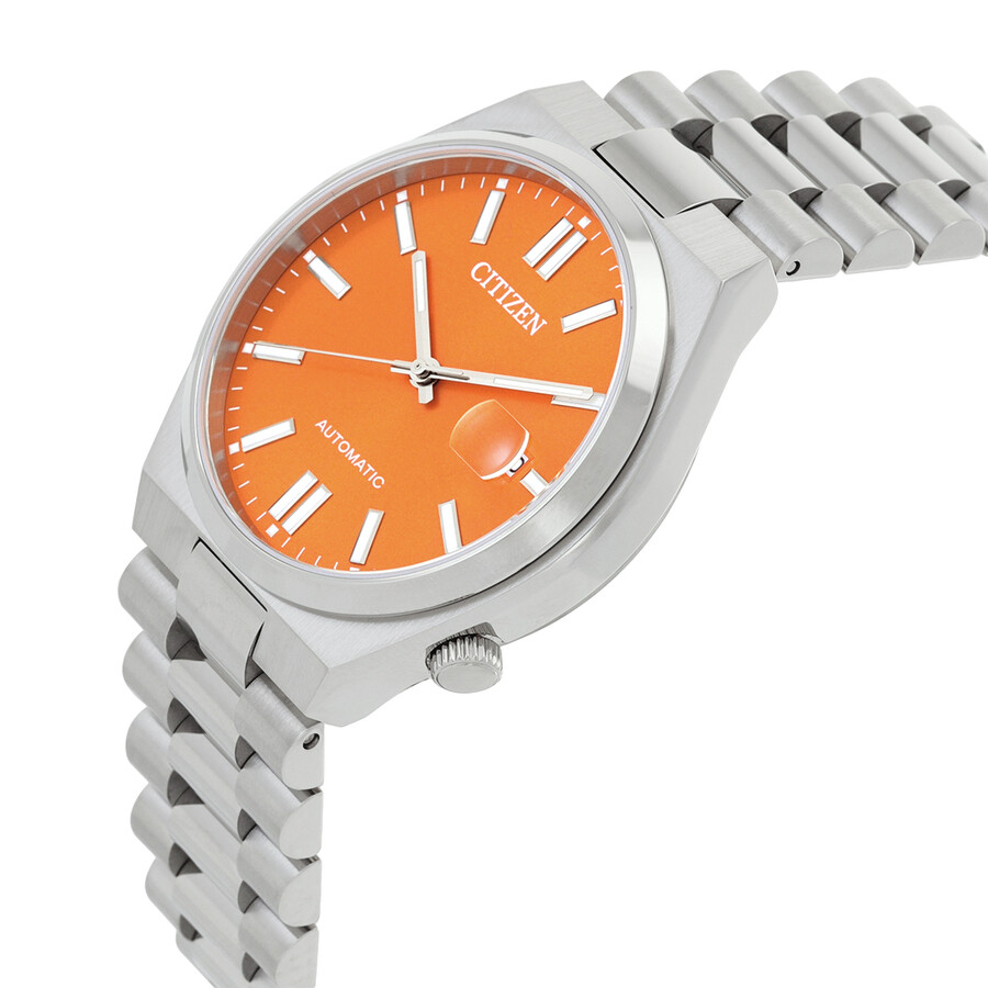 Citizen Tsuyosa Automatic Orange Dial Men's Watch NJ0151-88Z - Watches ...