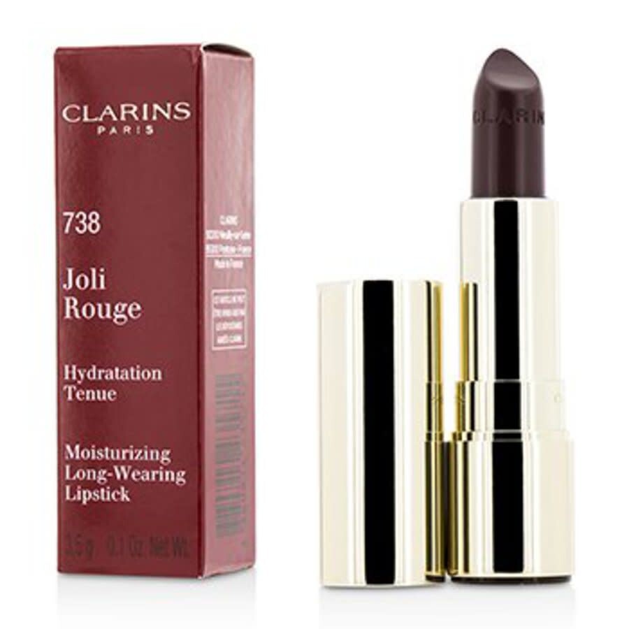 Clarins - Joli Rouge (Long Wearing Moisturizing Lipstick) - # 738 Royal ...