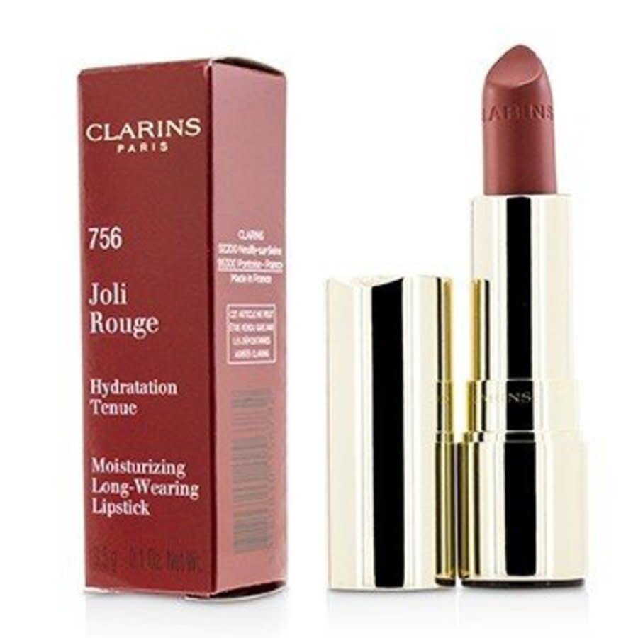 Clarins Ladies Joli Rouge (Long Wearing Moisturizing Lipstick) 756 ...