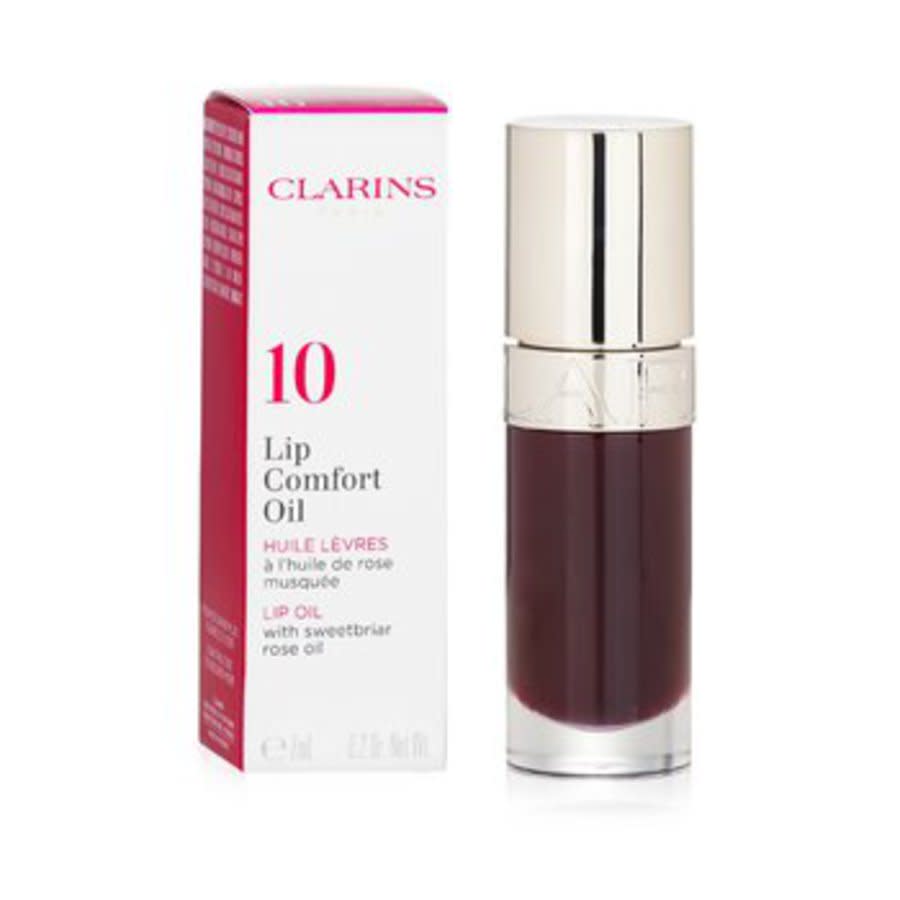 Clarins Ladies Lip Comfort Oil 0.2 oz # 10 Plum Makeup 3666057052804 ...