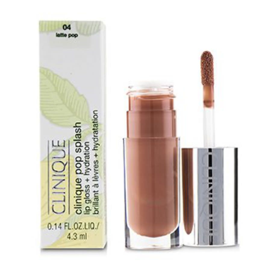 Clinique / Pop Splash Lip Gloss + Hydration (04) Latte Pop .14 oz (4.3 ...