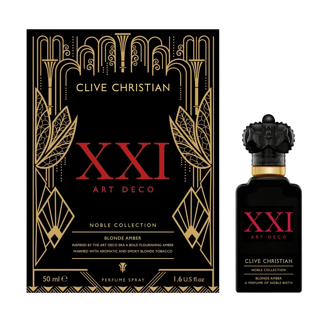 Clive Christian XXI Noble Collection Art Deco Blonde Amber EDP Spray 1. ...