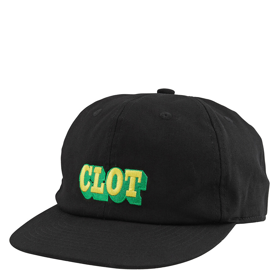 Clot Men's Black Black Logo Dad Cap, Size One Size CLCP22S60010-BLACK ...