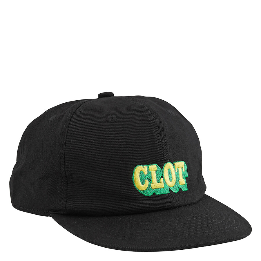 Clot Men's Black Black Logo Dad Cap, Size One Size CLCP22S60010-BLACK ...