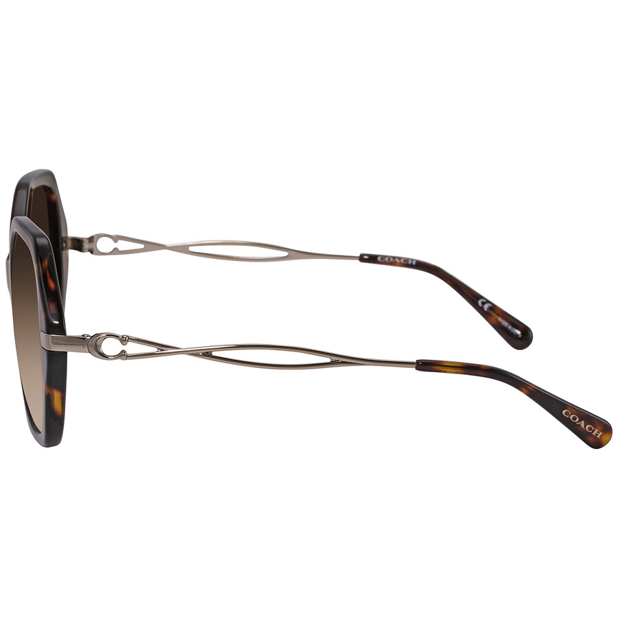 Coach Brown Gradient Geometric Ladies Sunglasses HC8315 512074 57 ...