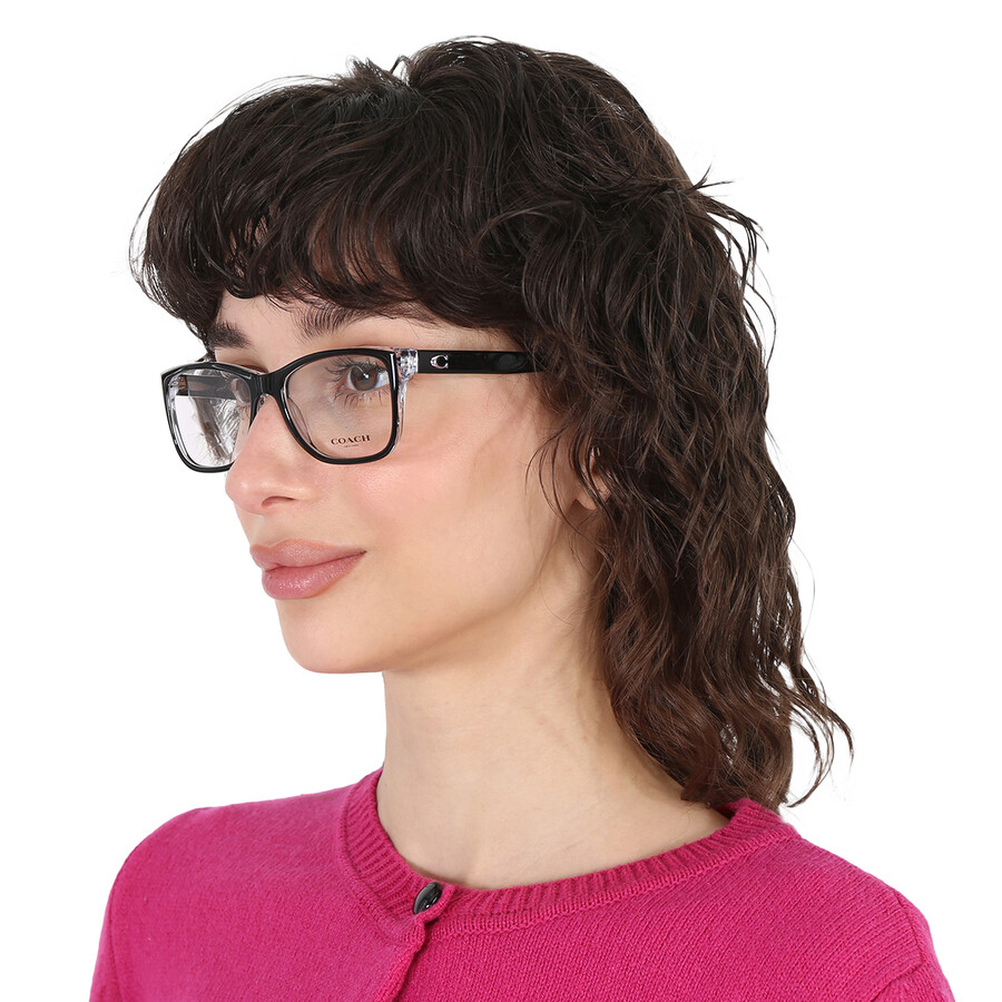 Coach Demo Rectangular Ladies Eyeglasses HC6129 5728 52 725125391078 ...