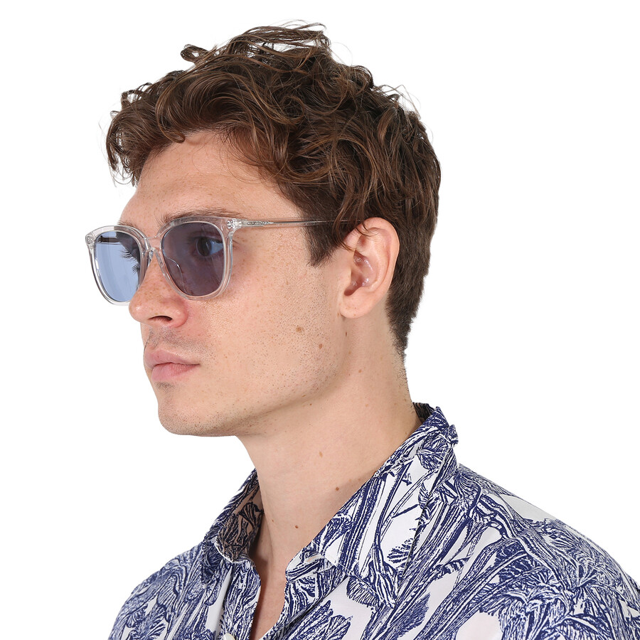 Coach Grey Blue Square Men's Sunglasses HC8338U 511172 55 725125377515 ...