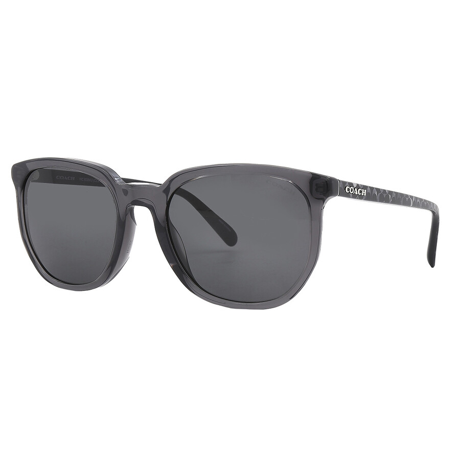 Coach Grey Geometric Men's Sunglasses HC8384U 579387 55 725125400268 ...