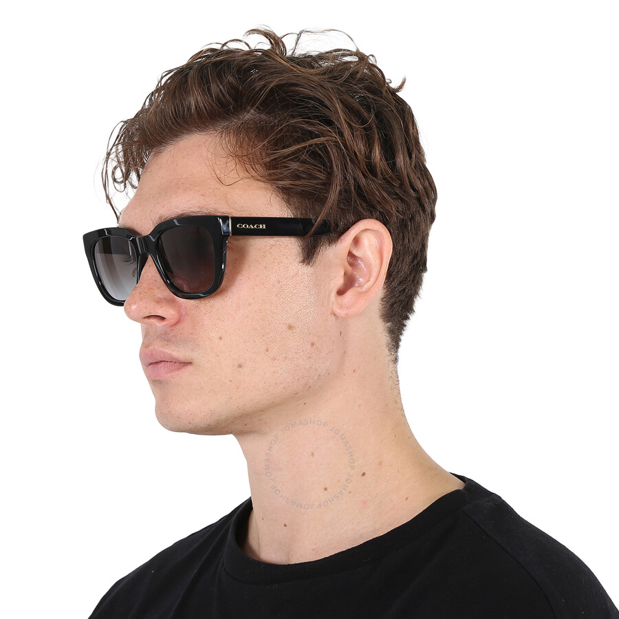 Coach Grey Gradient Cat Eye Mens Sunglasses Hc8318 50028g 52