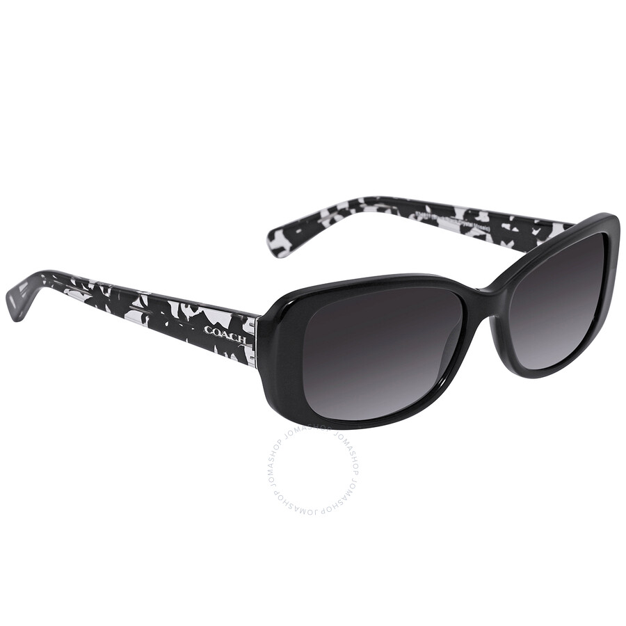 Coach Grey Gradient Rectangular Ladies Sunglasses HC8168 534811 56 ...
