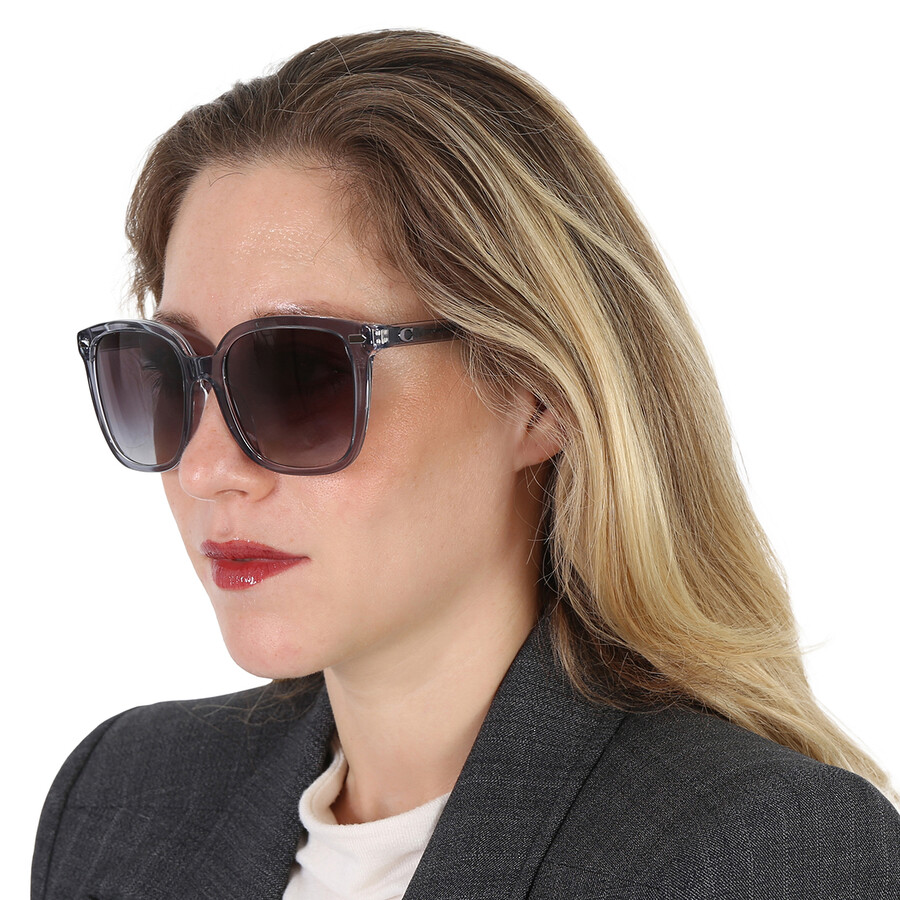 Coach Grey Gradient Square Ladies Sunglasses HC8381F 57808G 56 ...
