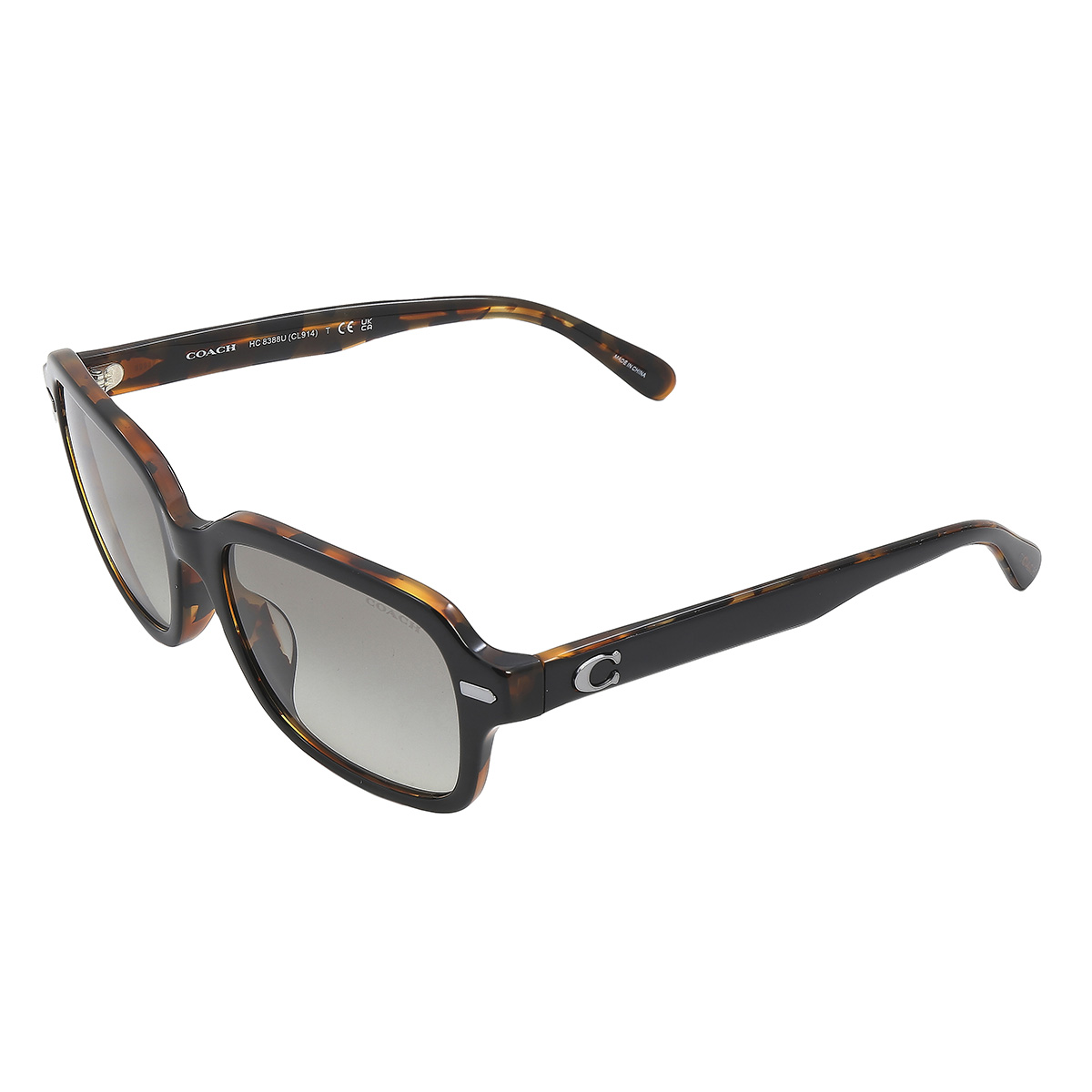 Coach Grey Rectangular Men's Sunglasses HC8388U 57993C 56 725125401005 ...