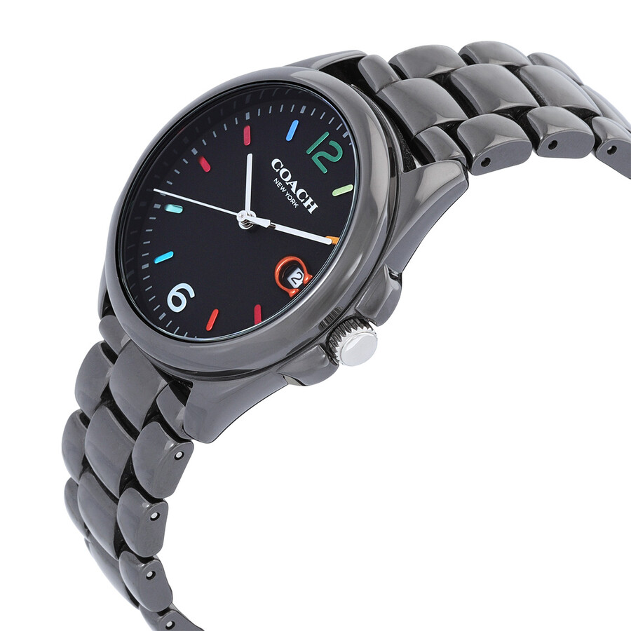 Coach Greyson Quartz Black Dial Ladies Watch 14503927 7613272467452 ...